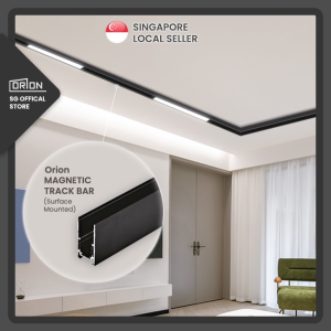 Orion Magnetic Track 1M/2M Surface Mounted Magnetic Track SG Seller - GELED
